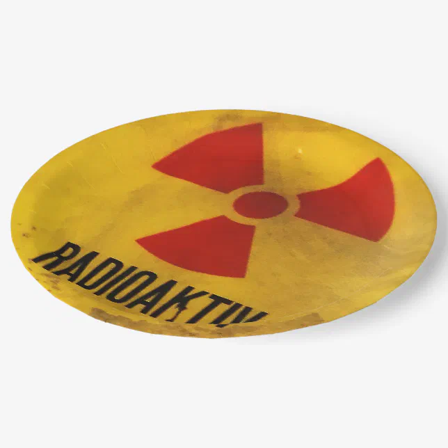 radioactive paper plates | Zazzle