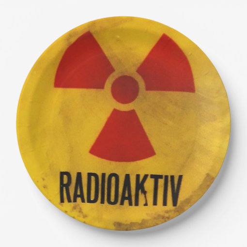 radioactive paper plates | Zazzle