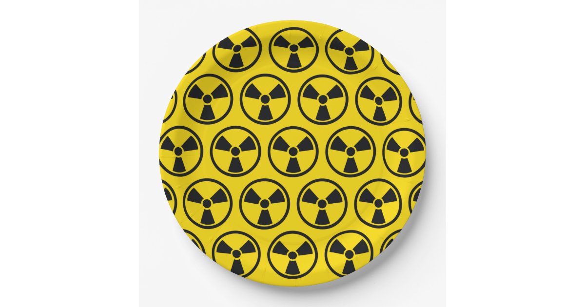 Radioactive Paper Plates | Zazzle