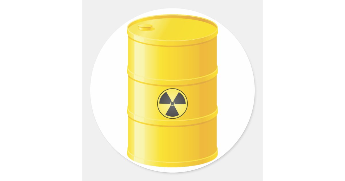 Radioactive Waste Stickers | Zazzle