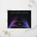 "Radiography Graduate" Xray Heart Invitation Postcard | Zazzle