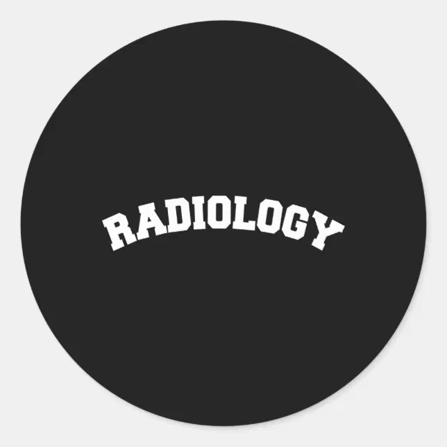 Radiologic Technologist Rad Tech Xray Classic Round Sticker | Zazzle