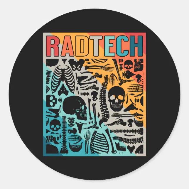 Radiologic Technologist X-Ray Mri Cat Scan Classic Round Sticker | Zazzle