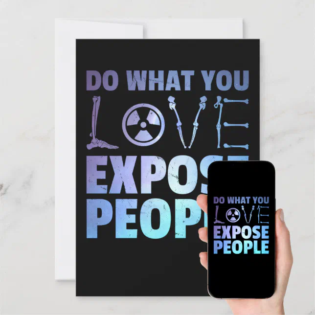 Radiologist Joke Funny Radiology Humor Rad Tech Invitation | Zazzle