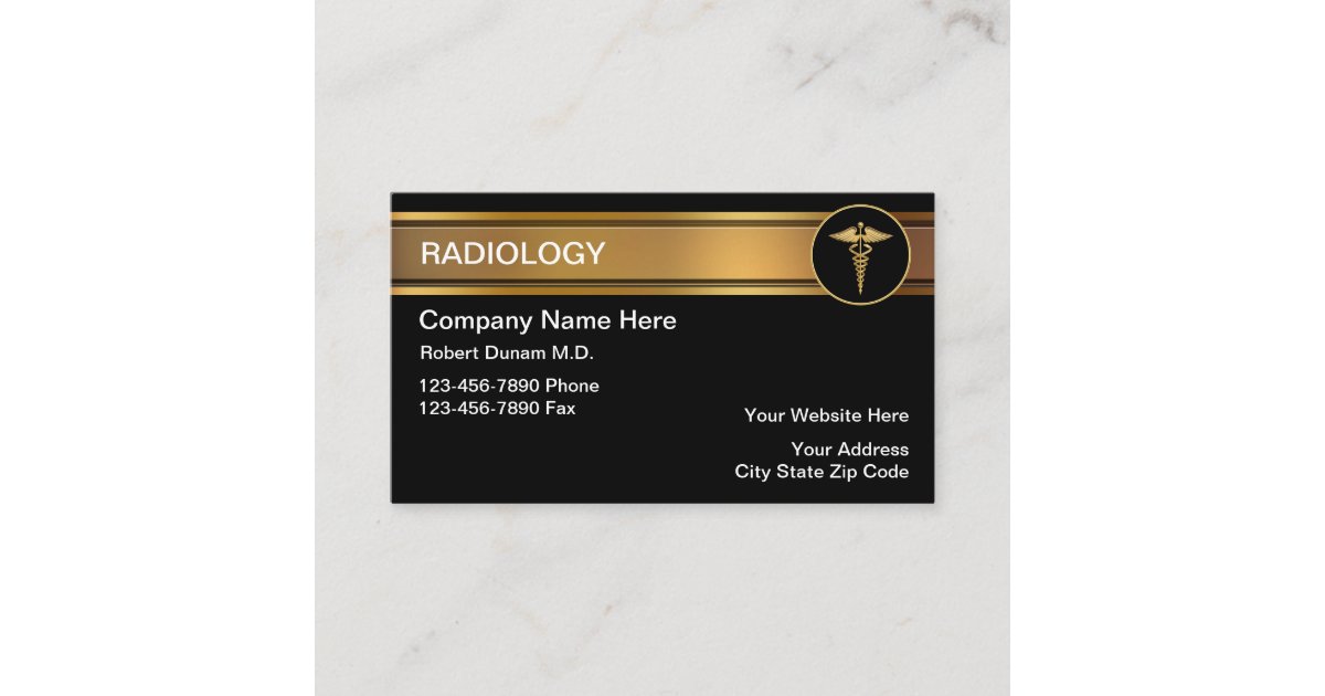 Radiology Business Cards | Zazzle.com