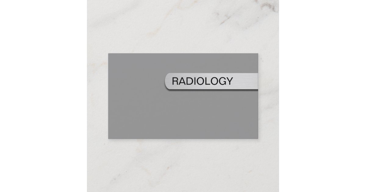 Radiology Business Cards | Zazzle