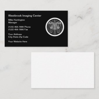 Radiology Imaging Center Business Card | Zazzle