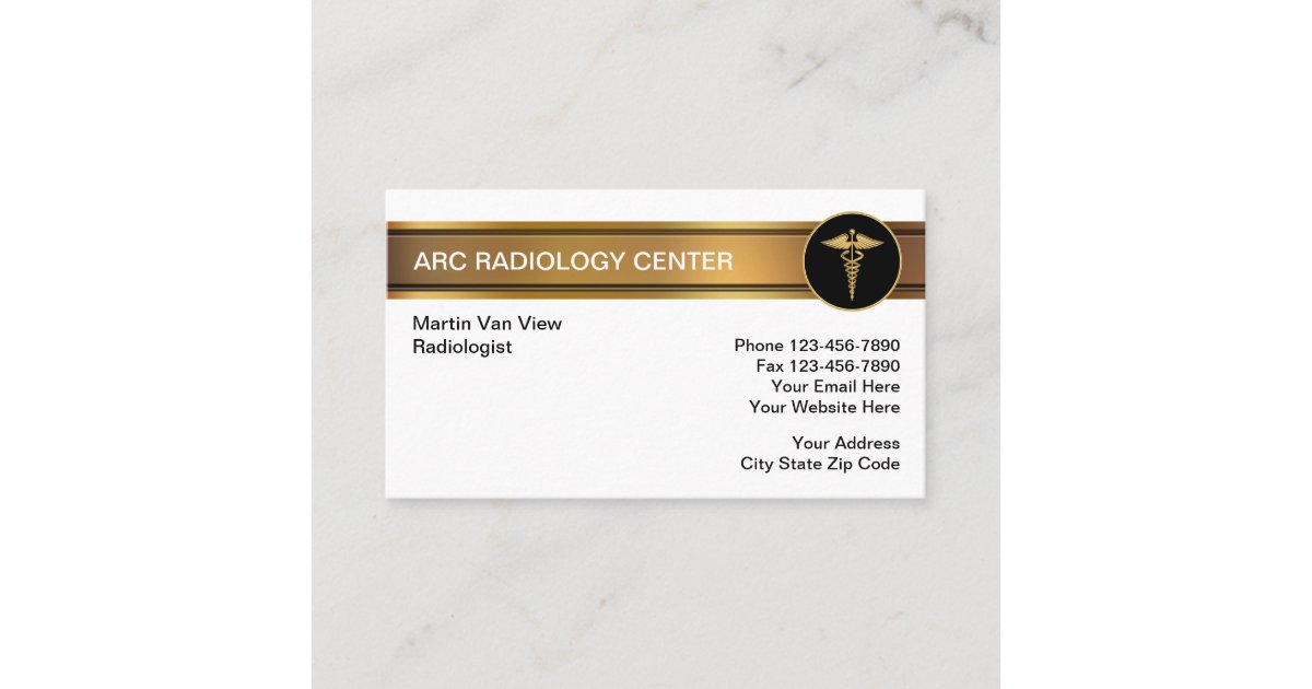 Radiology Lab Business Card | Zazzle