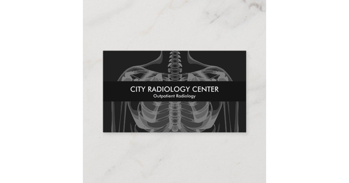 Radiology Lab Business Cards | Zazzle.com