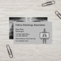 Radiology Medical Imaging Editable Business Cards | Zazzle