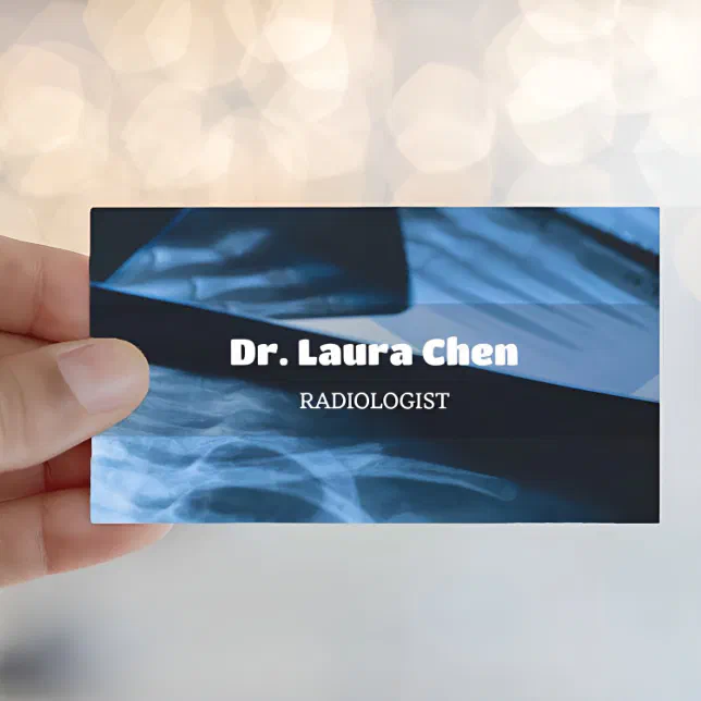 Radiology Radiologist Business Card | Zazzle