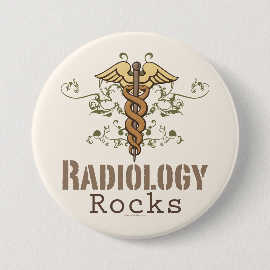 Radiology Rocks Button | Zazzle