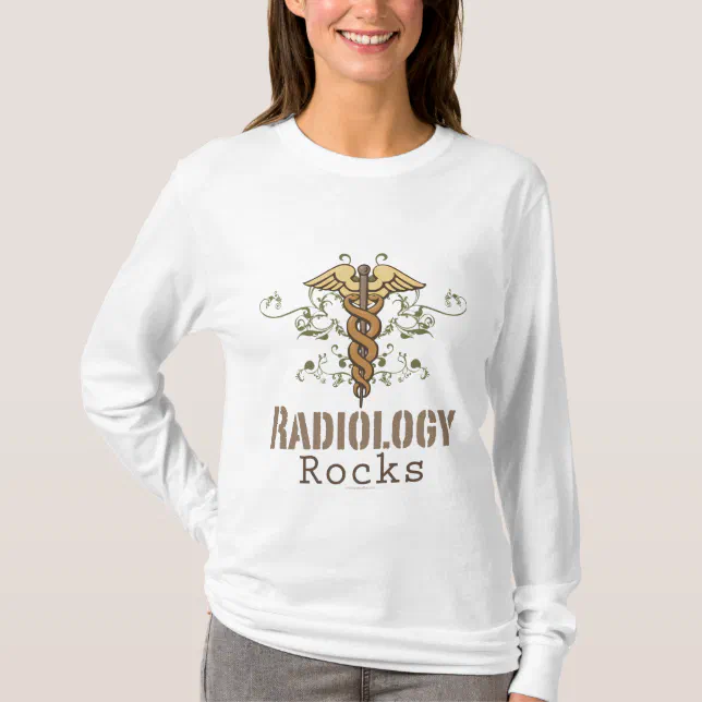 Radiology Rocks Radiologist Long Sleeve T shirt | Zazzle