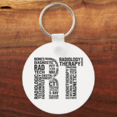 Radiology RT Rad Tech Keychain | Zazzle