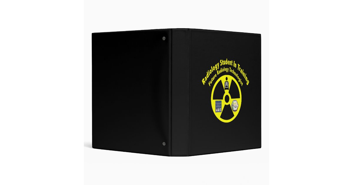 Radiology Student In Training Binder | Zazzle