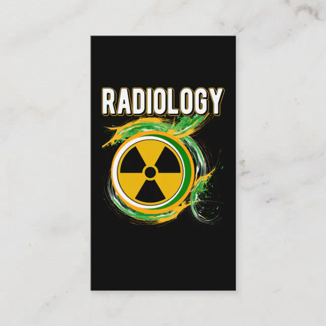 Radiology Symbol Xray Radiologist Business Card | Zazzle