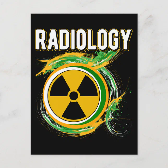 Radiology Symbol Xray Radiologist Postcard | Zazzle