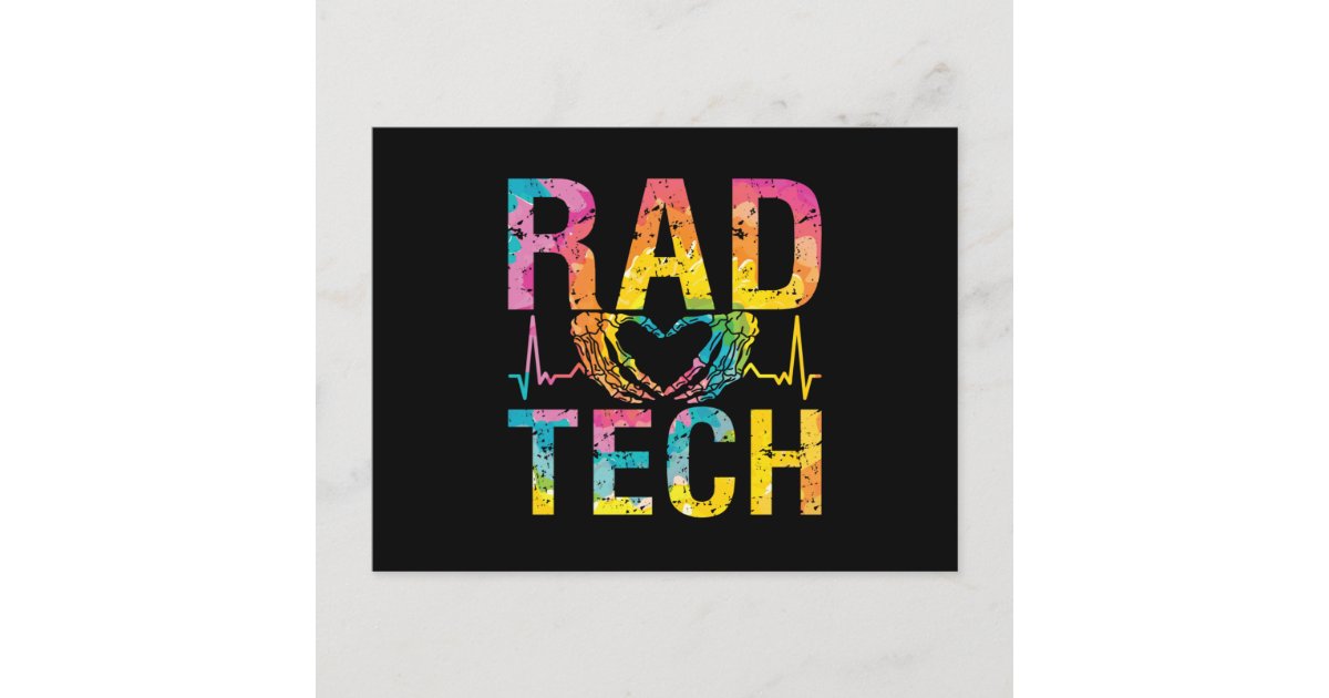 Radiology Tech Rad Tech Medicine Technologist Xray Postcard | Zazzle