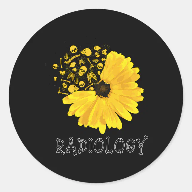 Radiology Tech Radiologist X-Ray Radiographer Rad Classic Round Sticker ...
