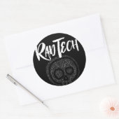 Radiology Tech Terms in Skull Rad Tech Classic Round Sticker | Zazzle