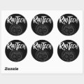 Radiology Tech Terms in Skull Rad Tech Classic Round Sticker | Zazzle