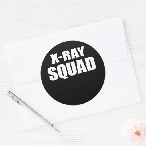 Radiology Tech X-Ray Squad Classic Round Sticker | Zazzle