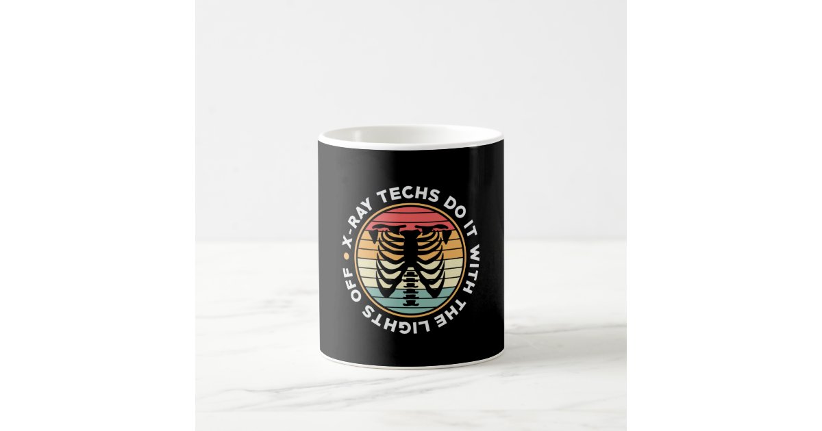 Radiology Tech X-Ray Techs Do It Retro Xray Tech Coffee Mug | Zazzle