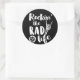 Radiology Technician Rockin The Rad Life Classic Round Sticker | Zazzle