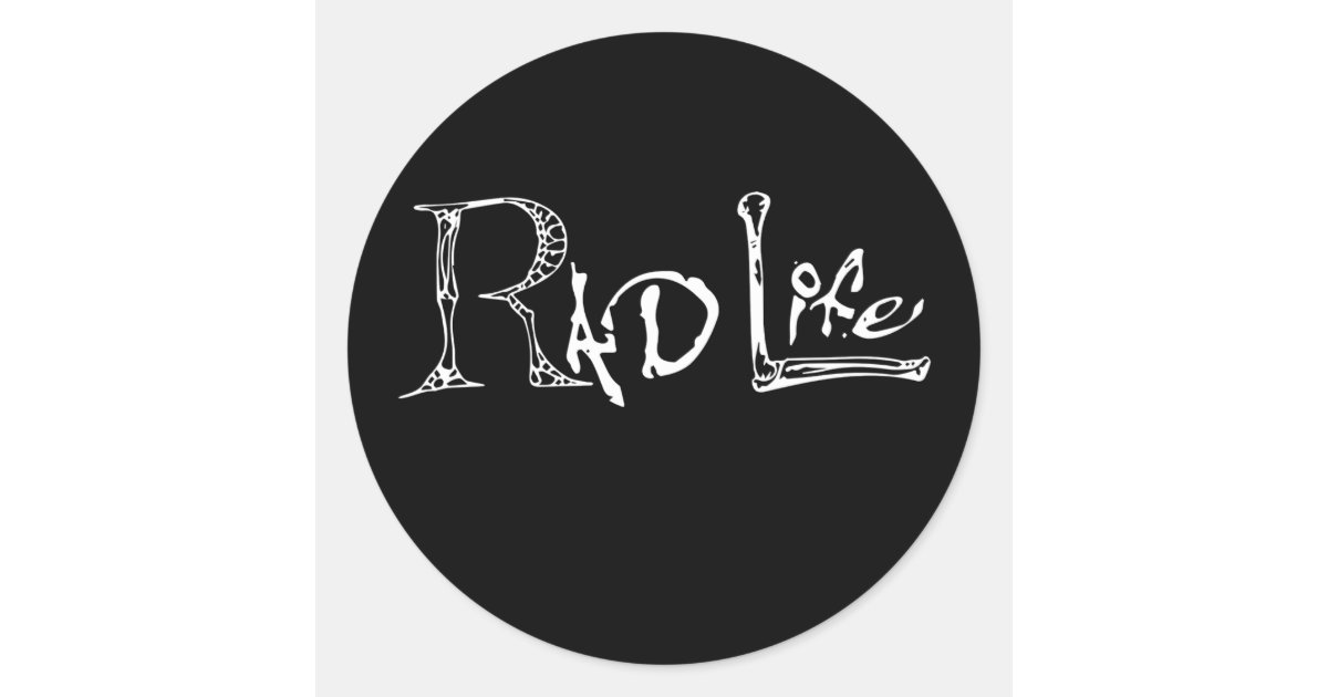 Radiology Technologist Rad Life Classic Round Sticker | Zazzle