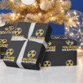 Radiology X-Ray Tech Gift Radioactive nuclear Wrapping Paper | Zazzle