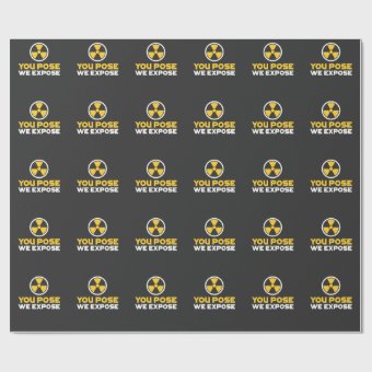Radiology X-Ray Tech Gift Radioactive nuclear Wrapping Paper | Zazzle