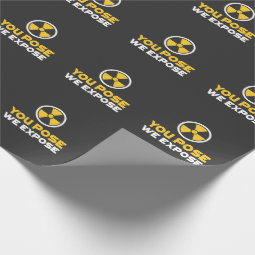 Radiology X-Ray Tech Gift Radioactive nuclear Wrapping Paper | Zazzle