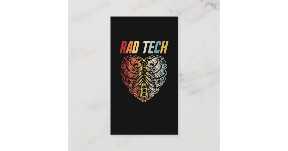 Radiology Xray Retro Skeleton Radiologist Business Card | Zazzle