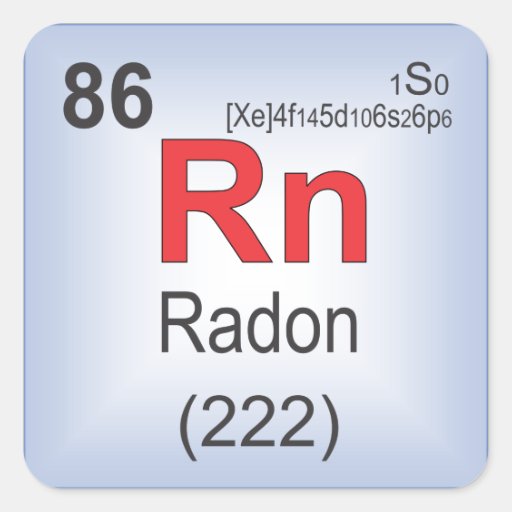 Radon Element Periodic Table Big, Bad Radon – Catherine Haustein