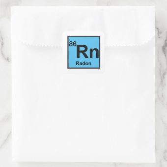 Radon Sticker | Zazzle