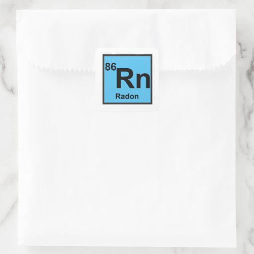 Radon Sticker | Zazzle