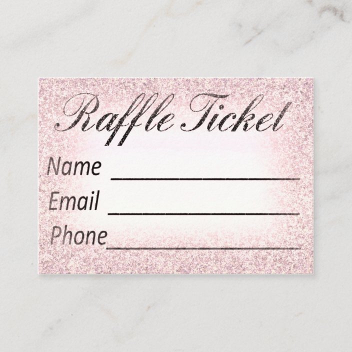 Raffle Ticket Invitation Insert | Zazzle.com
