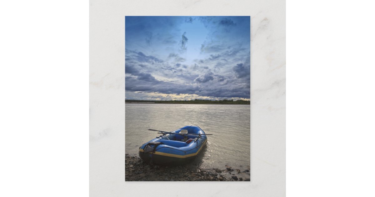 Rafting on Talkeetna River, Alaska Postcard | Zazzle