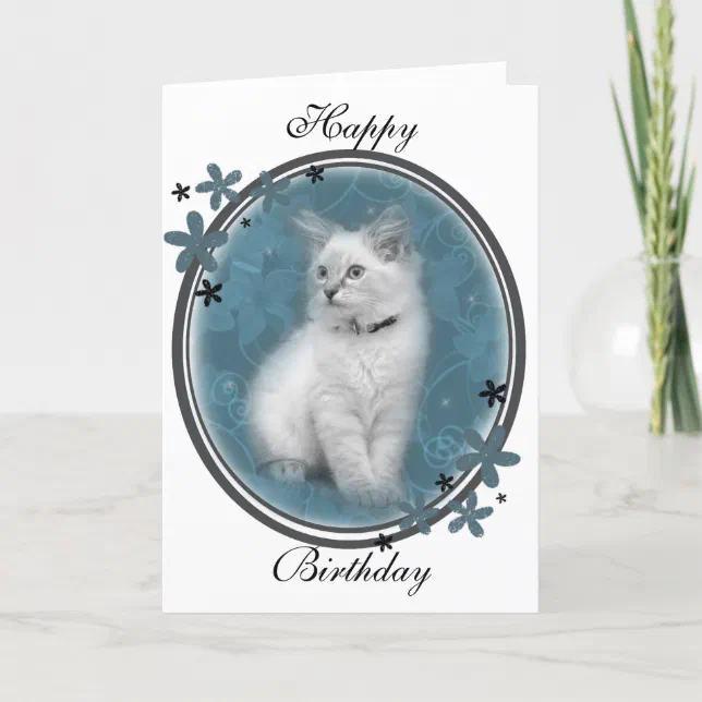 Ragdoll birthday card | Zazzle