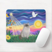 Ragdoll Cat (Blue Point) - Twilight Mouse Pad | Zazzle