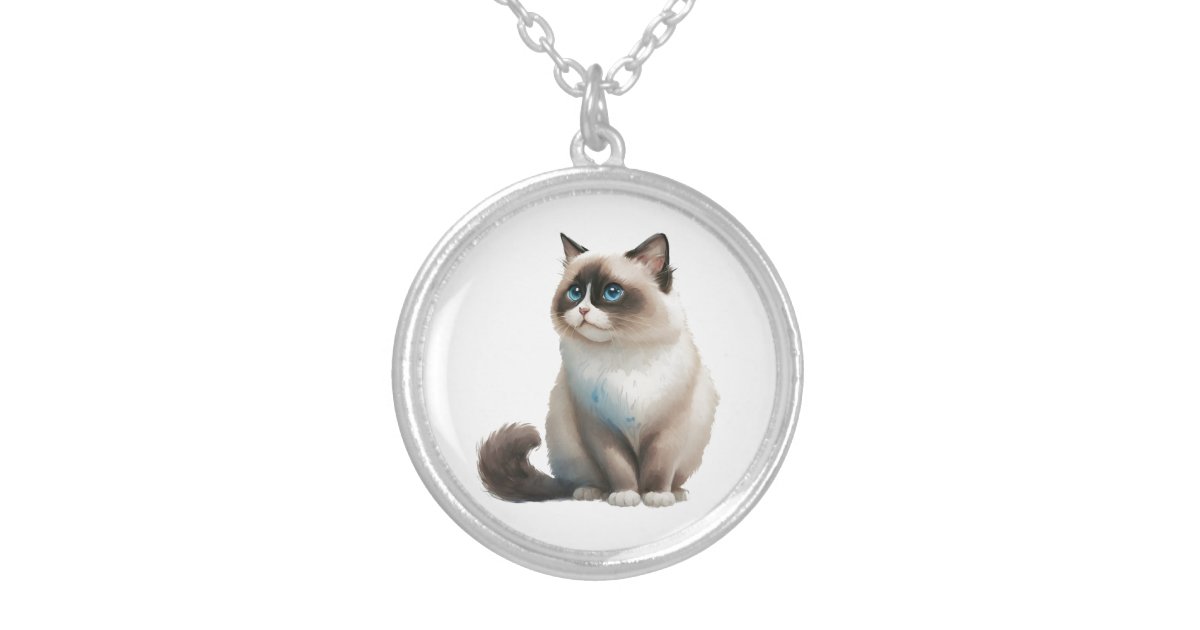 Ragdoll Pendant Cat Necklace | Zazzle