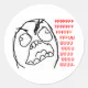 Rage Guy Angry Fuu Fuuu Rage Face Meme Classic Round Sticker | Zazzle