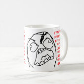 Rage Guy Angry Fuu Fuuu Rage Face Meme Coffee Mug | Zazzle