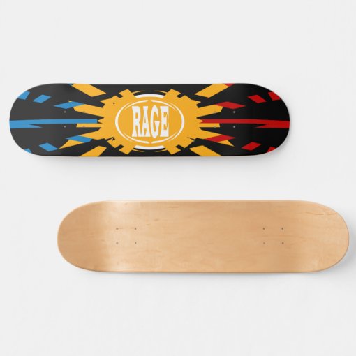 Rage Skateboard Zazzle