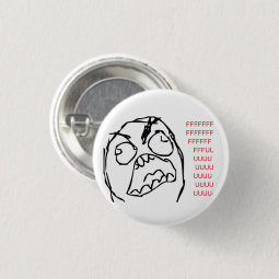 Rage Troll Button | Zazzle