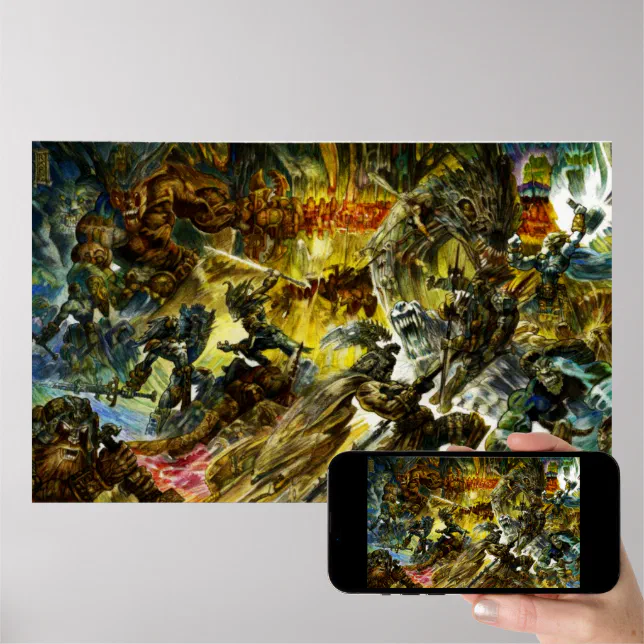 Ragnarok - Battle of Vigrid Poster | Zazzle