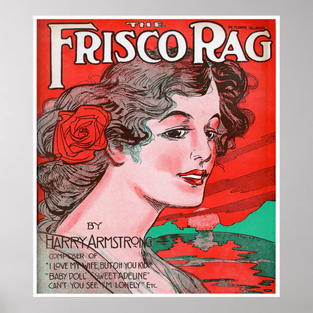 RAGTIME MUSIC POSTER | Zazzle