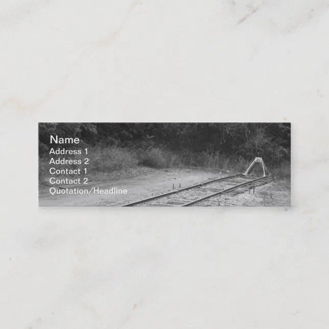 Rail Siding Business Card | Zazzle