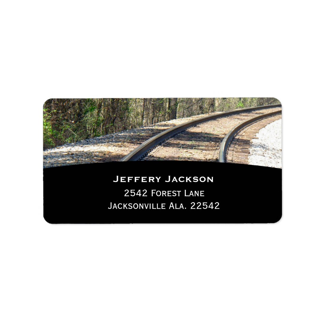 Railroad Address Labels | Zazzle