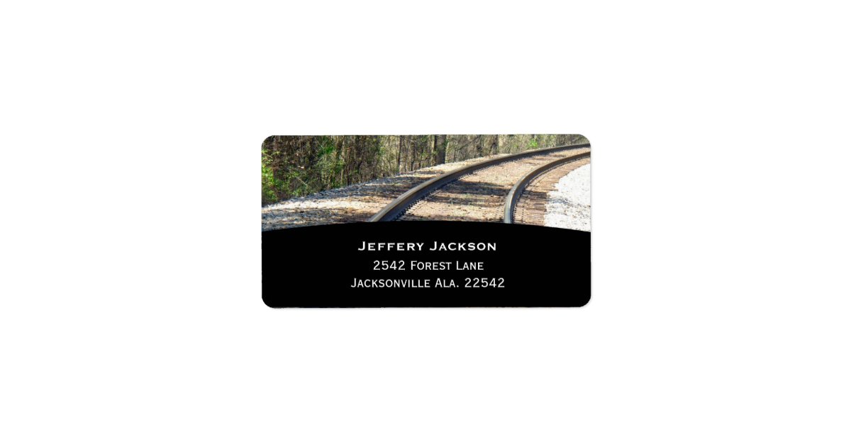Railroad Address Labels | Zazzle
